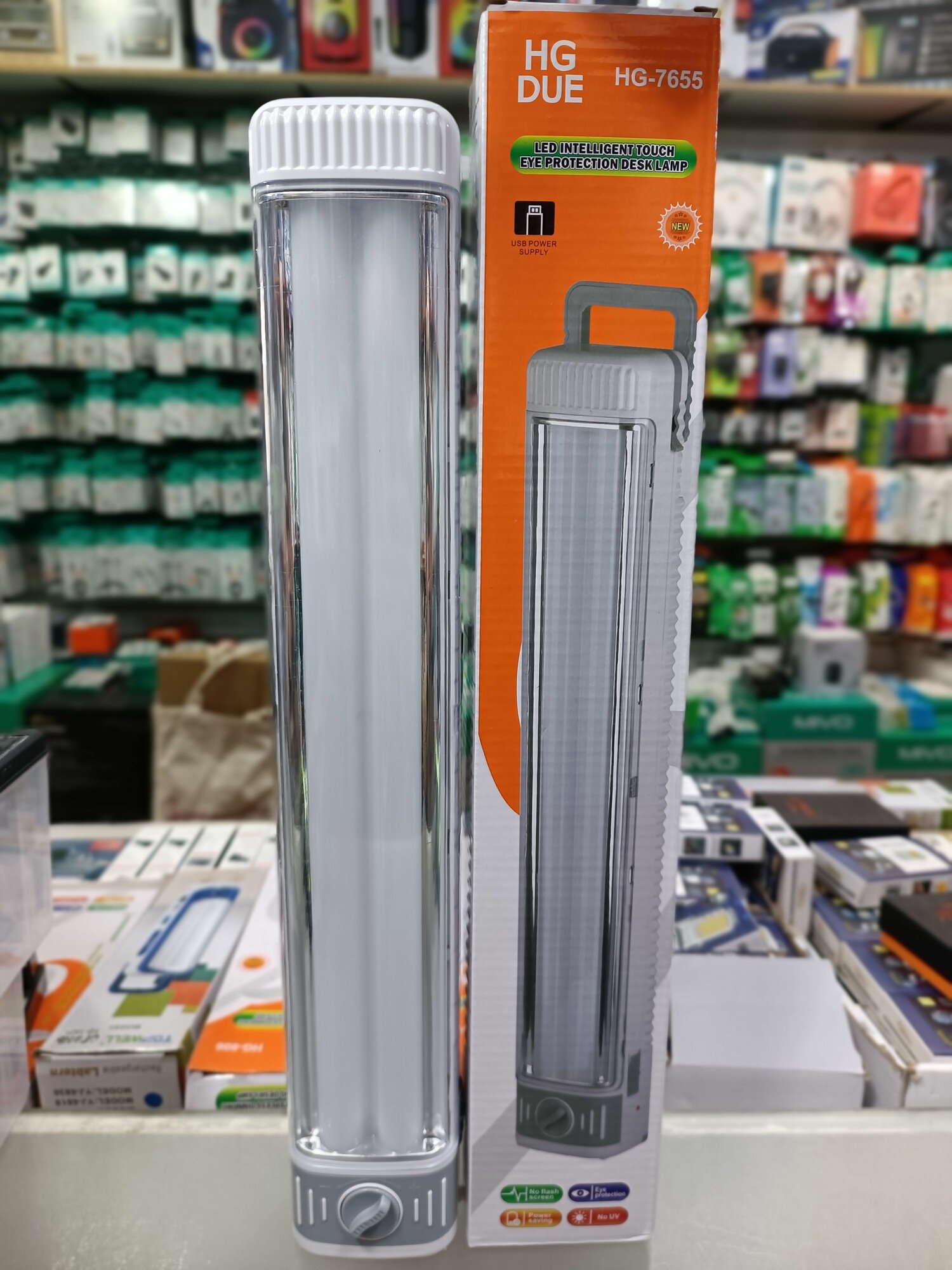 Светильник аккумуляторный аварийный HG-7655