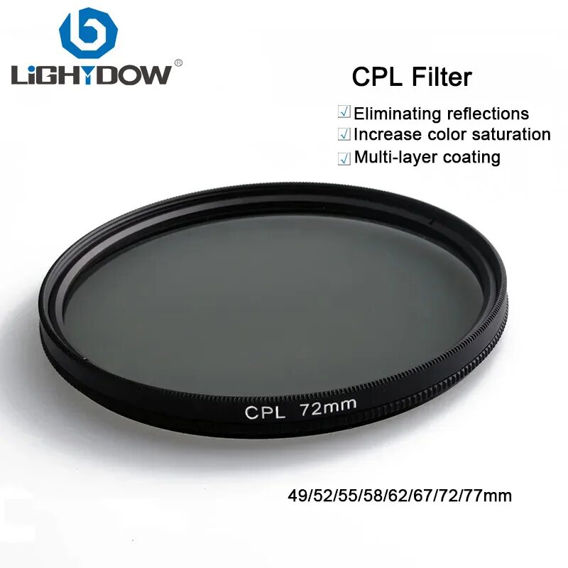 Поляризационный фильтр Lightdow 52 мм