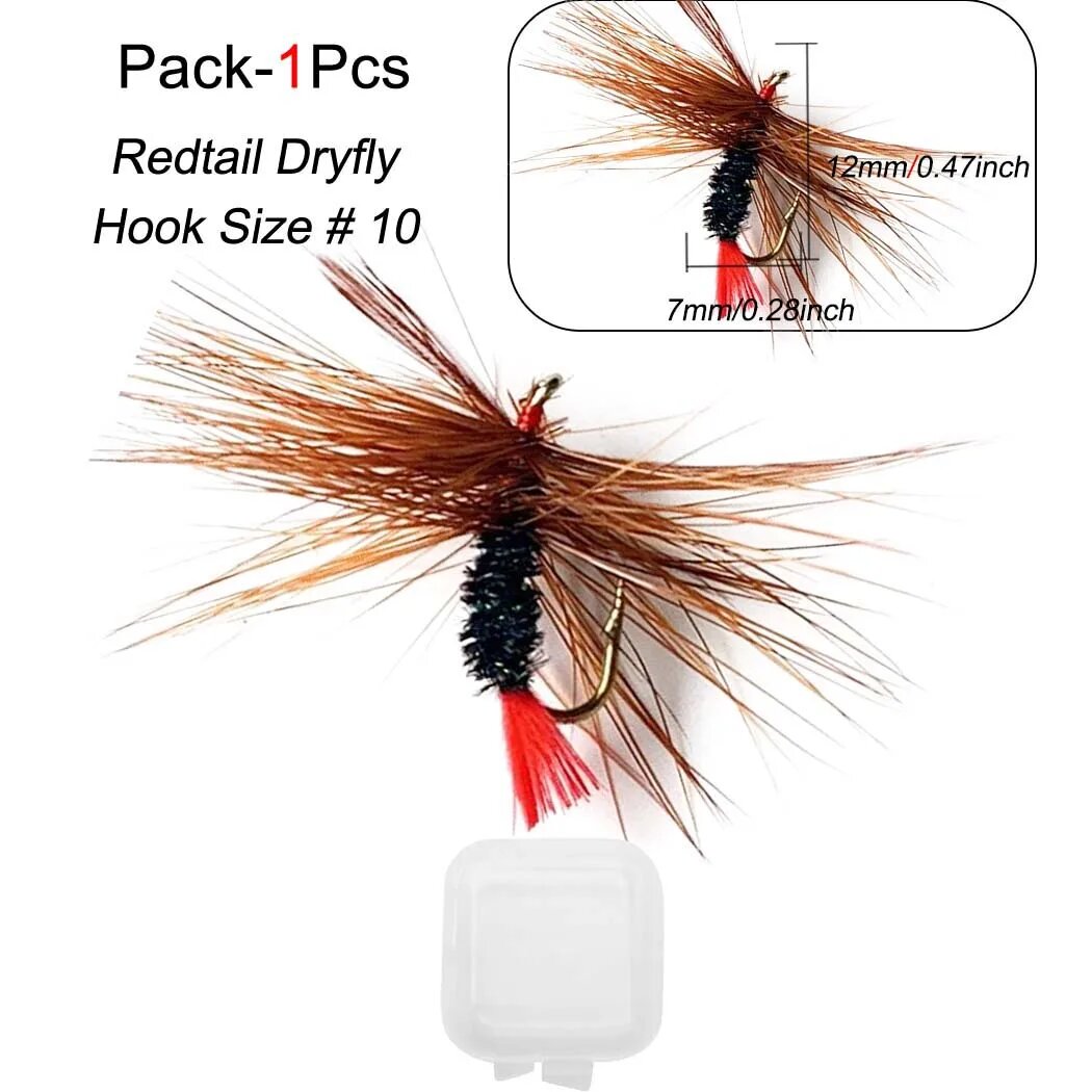 Мушки для ловли нахлыстом Qievcrme, набор из 1/3 шт. Style B-1Pcs