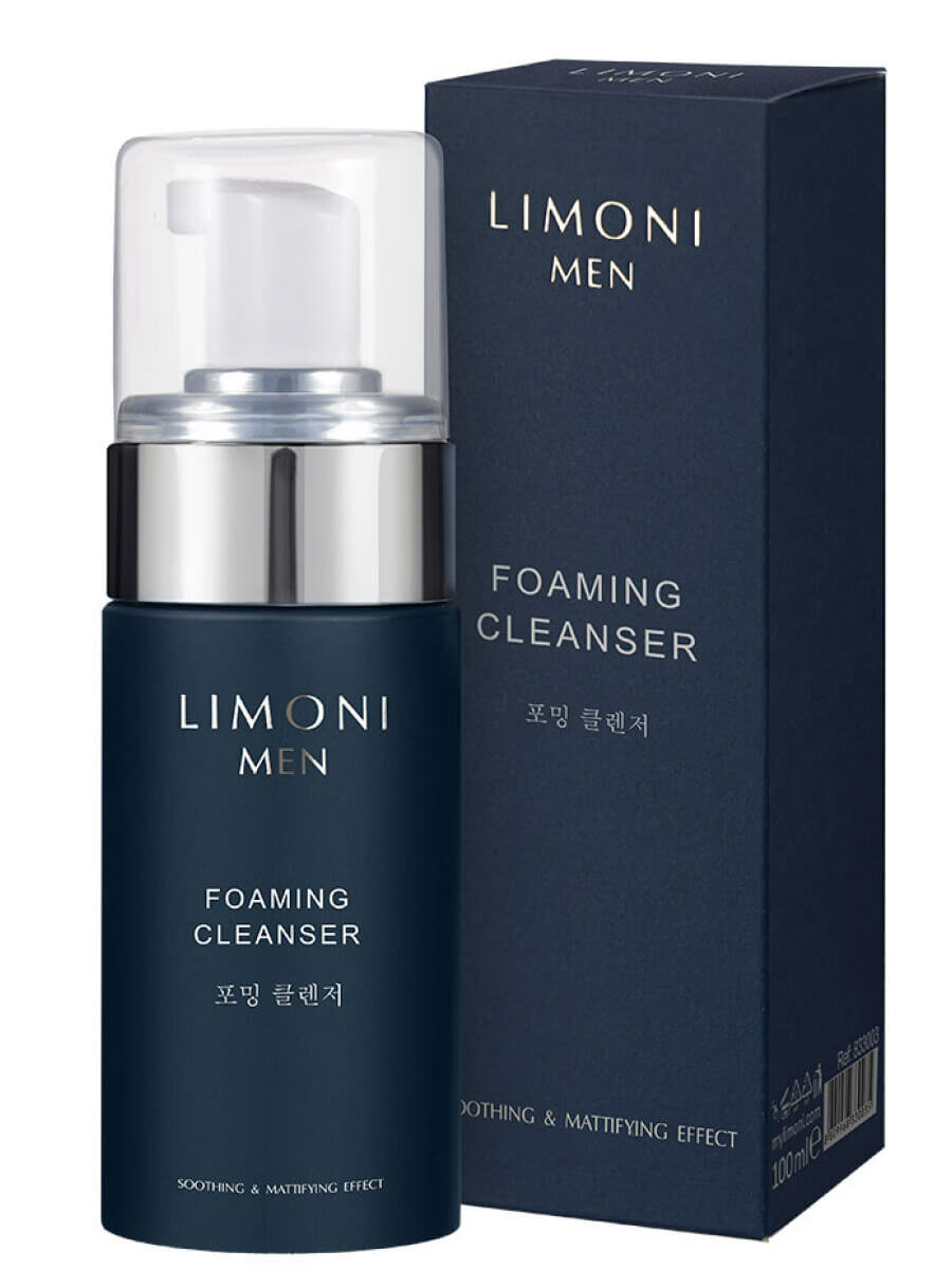 Мужская пенка для умывания для всех типов кожи Foaming Cleanser, 100ml, LIMONI MEN