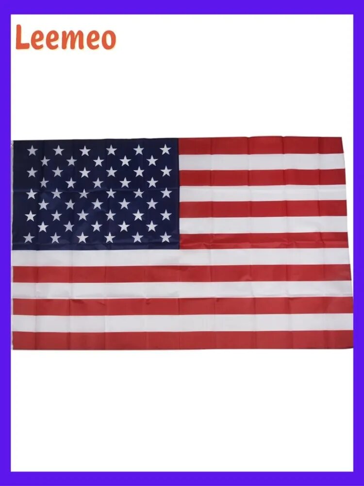 Рекламный американский флаг США - 150 x 90 см (100% соответствует изображению)