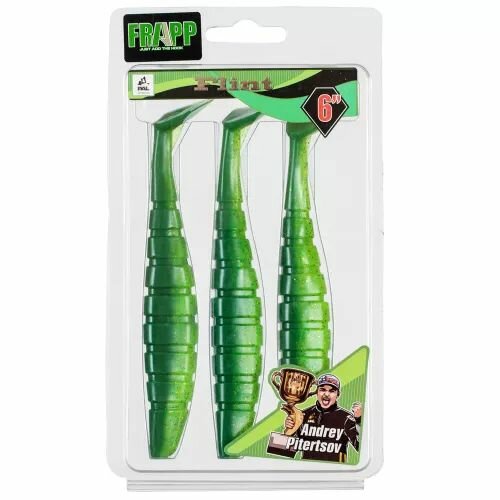 Силиконовая приманка Frapp Flint 6 15см. 3шт. вес: 21,5гр. #25