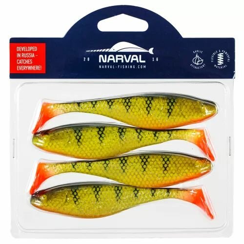 Силиконовая приманка Narval Commander Shad 12cm #019 4шт.