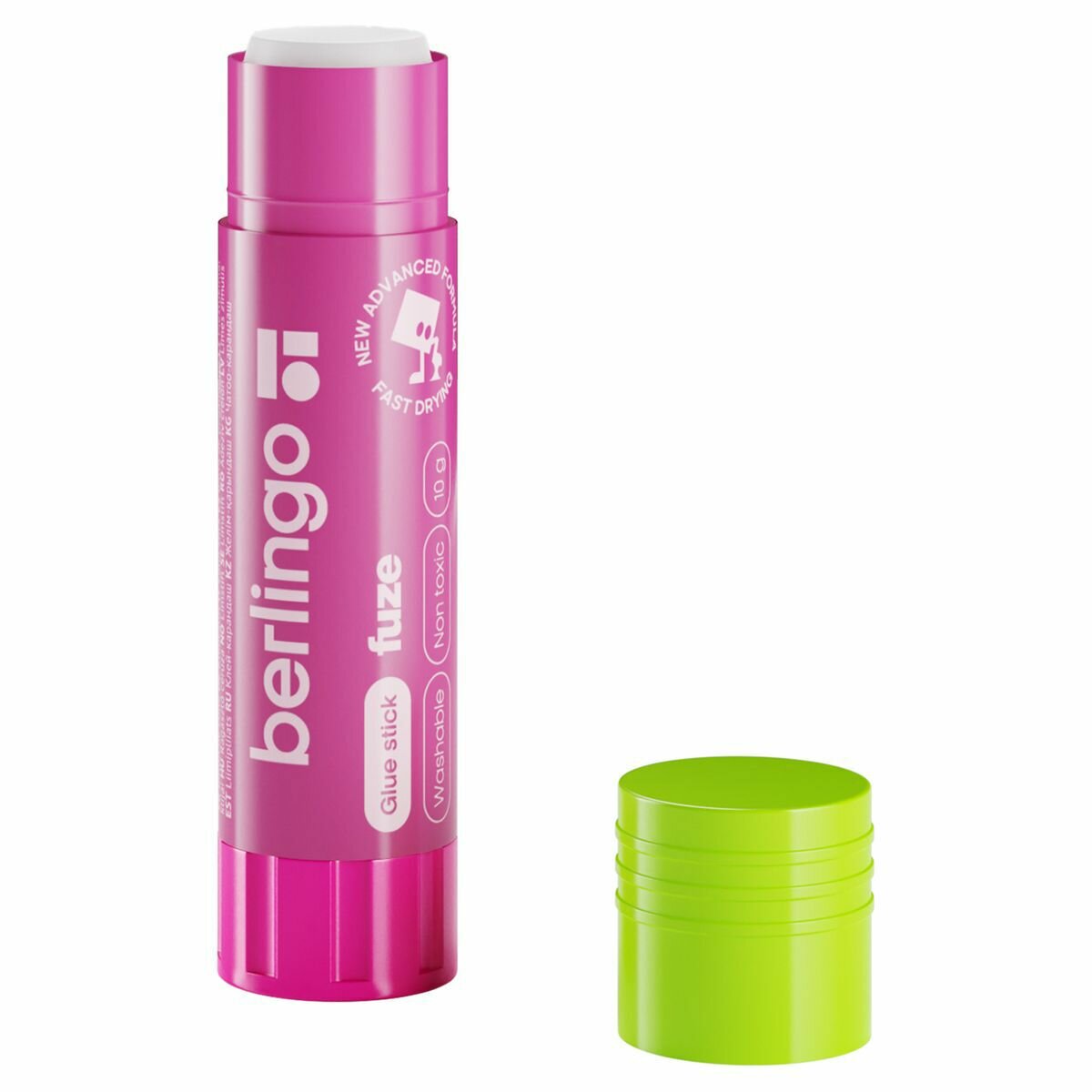 Клей-карандаш Berlingo Fuze, на водной основе, для бумаги, фотобумаги, картона