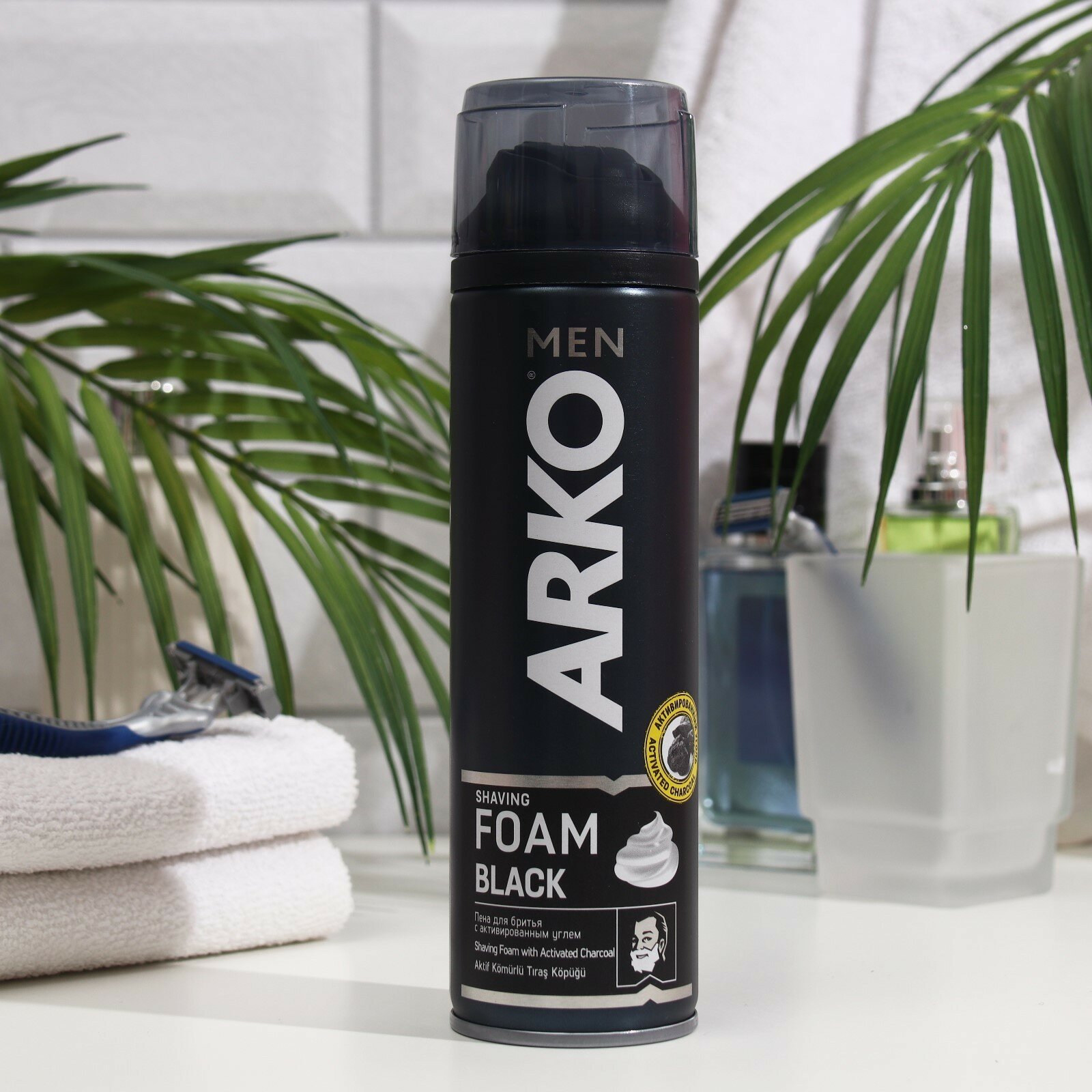 Пена для бритья ARKO Men, Black, 200 мл