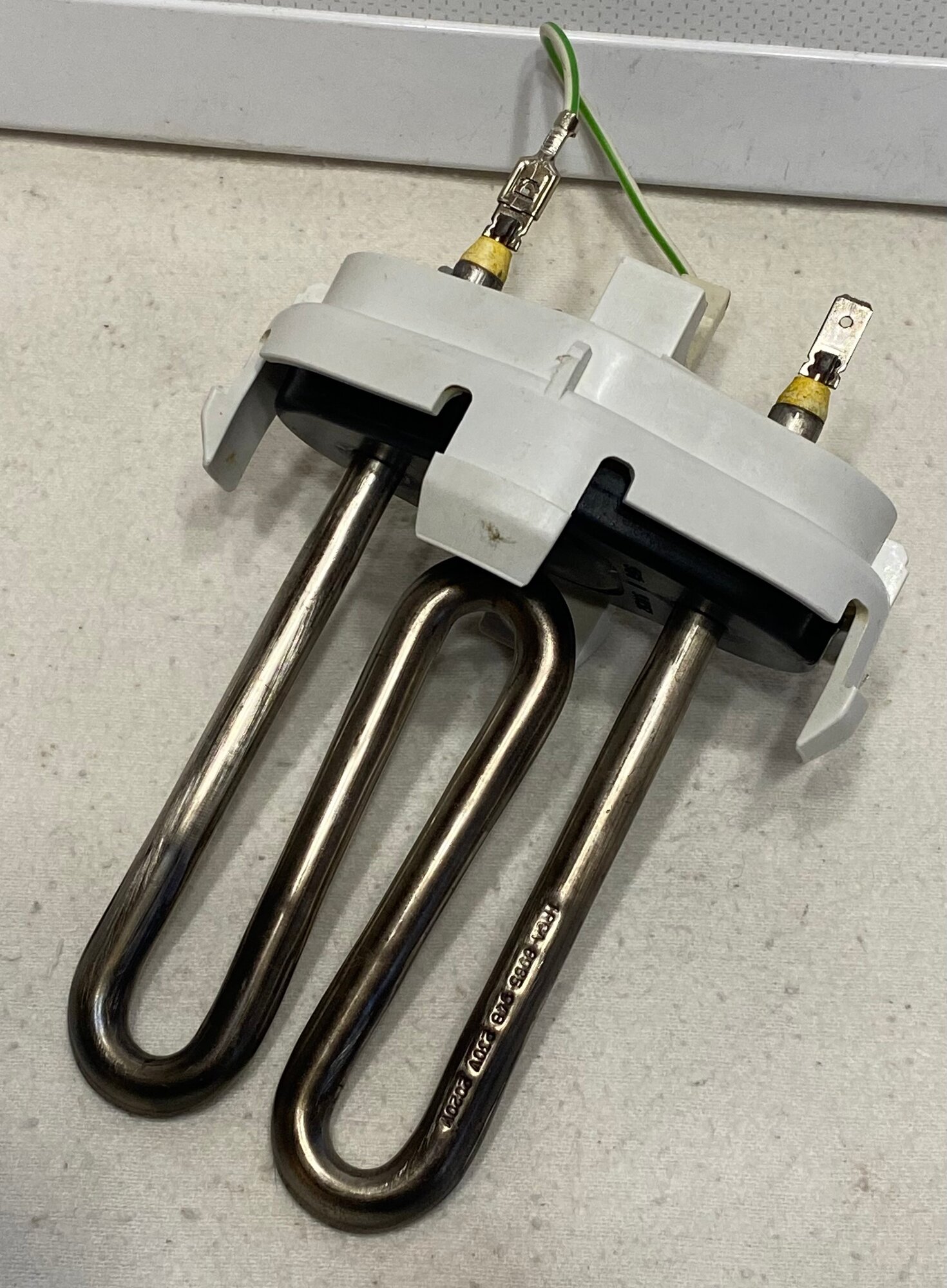 Нагревательный элемент (ТЭН проточный) для посудомоечной машины Bosch (Бош), Siemens (Сименс), Neff (Нефф), Gaggenau (Гаггенау), Kuppersbusch (Купперсбуш) 491756