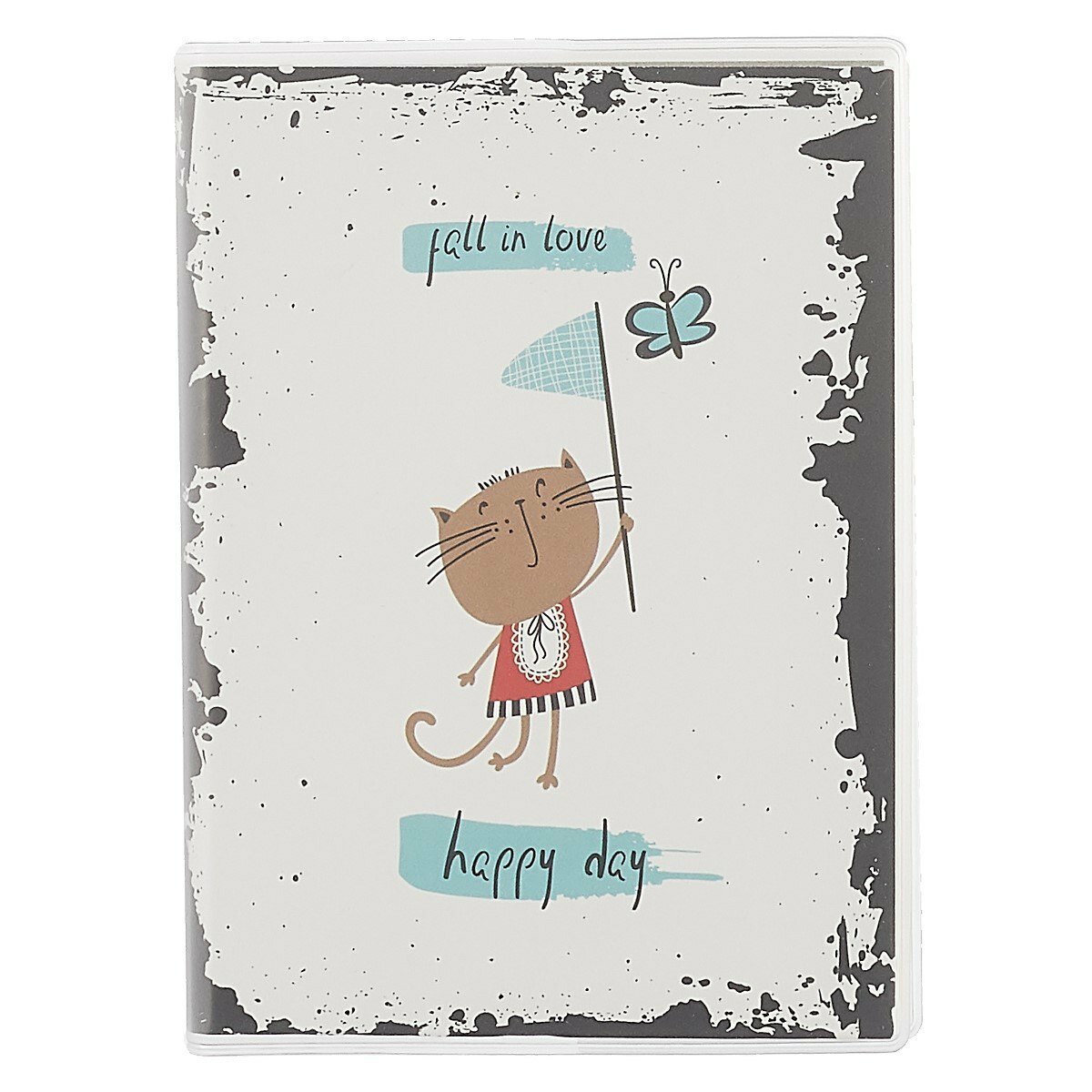 Записная книжка «Happy cats» А6, 96 листов в линейку, в ассортименте