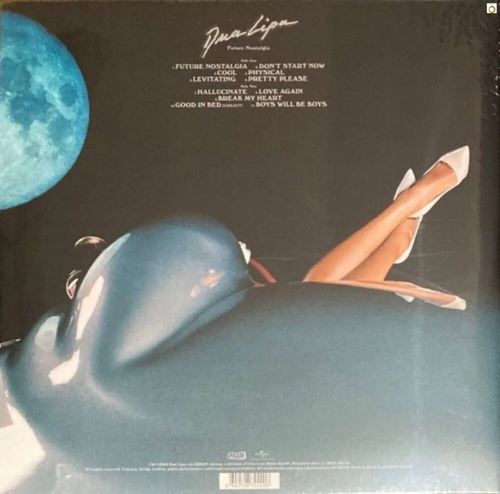 Виниловая пластинка Dua Lipa - Future Nostalgia LP, Album, Dance-pop, USA & Europe