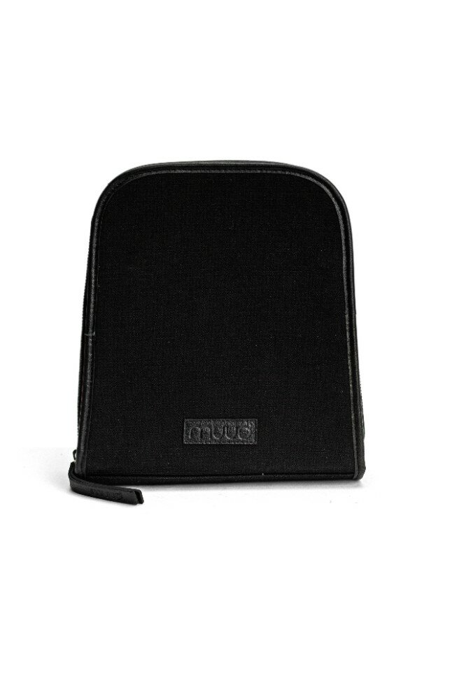 Органайзер для спиц "Canvas Voss" Muud, цвет черный, высота 25 см; ширина основания 22 см; ширина вверху 16 см