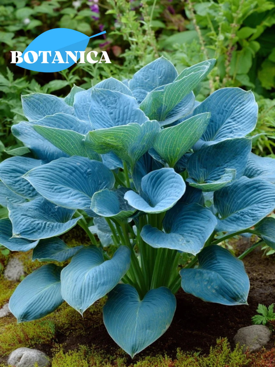 Луковицы цветов, botanica garden , Хоста Блю Маммош ( 1 корень )