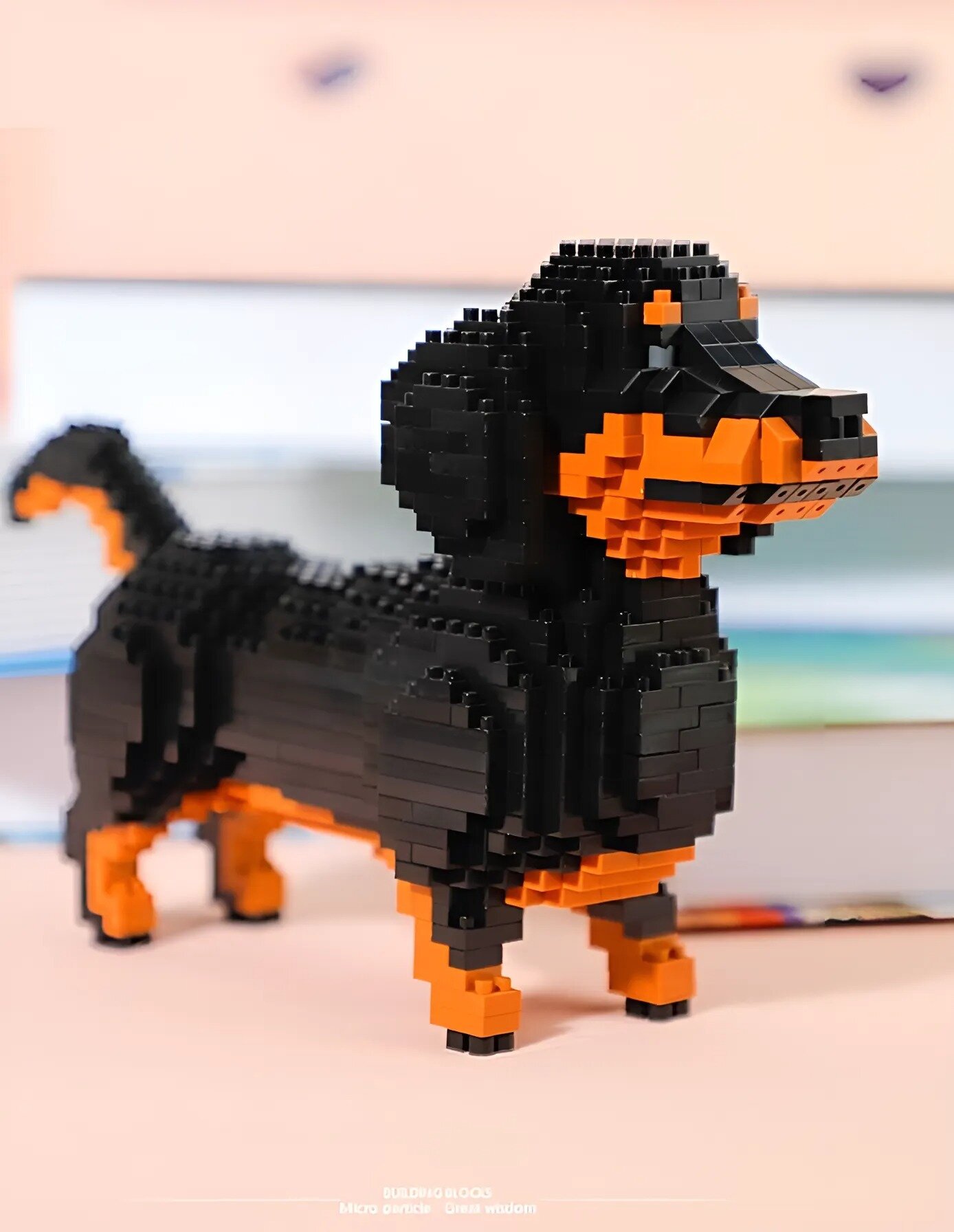 Конструктор 3D из миниблоков Balody собака Такса, 836 деталей - BA18244