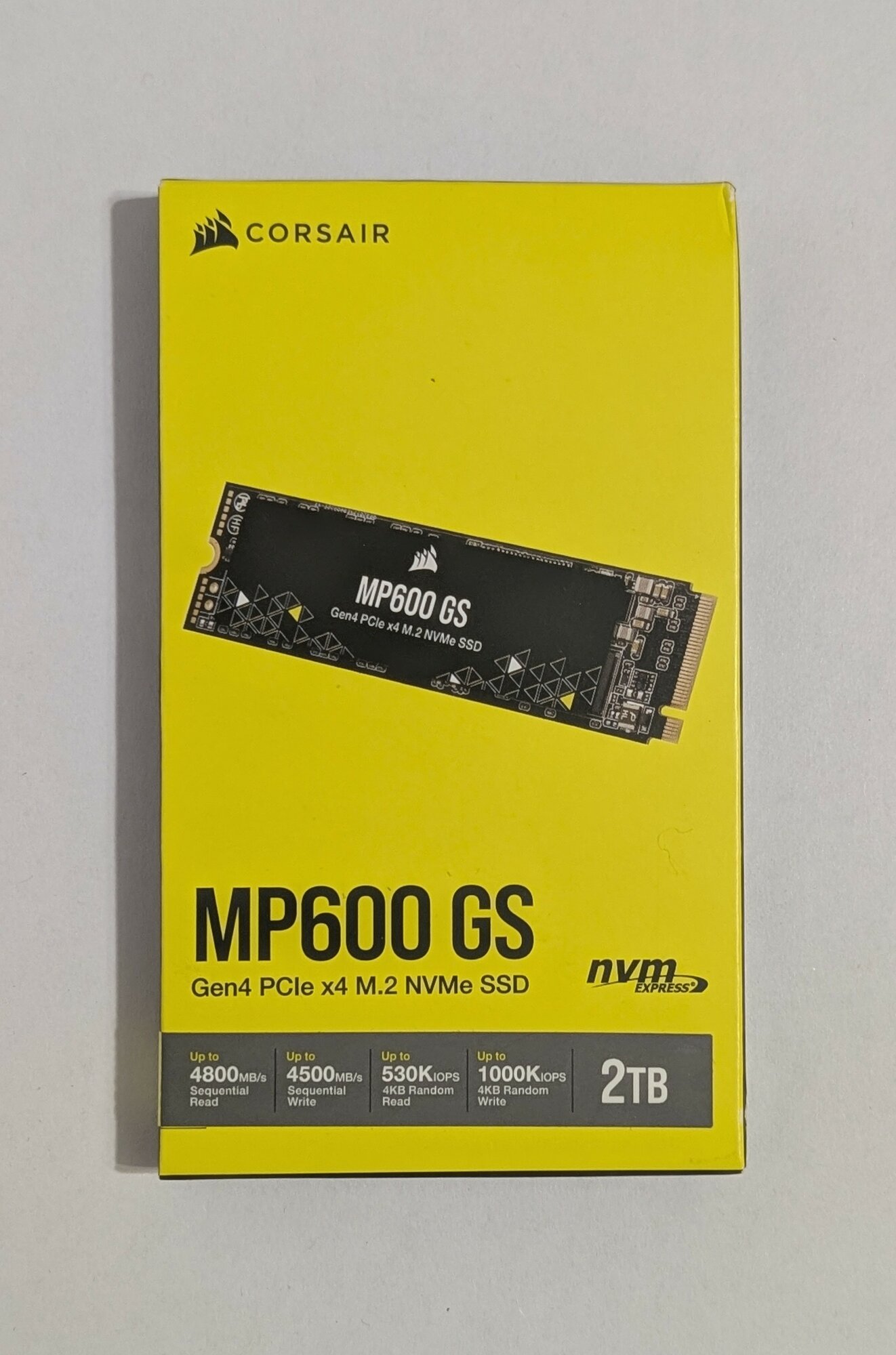 Твердотельный накопитель SSD Corsair MP600 GS, 2Tb, М.2 (CSSD-F2000GBMP600GS)