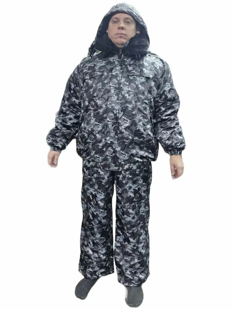 Костюм "Вихрь" зимний г. Иваново размер 60-62, цвет Черный КМФ