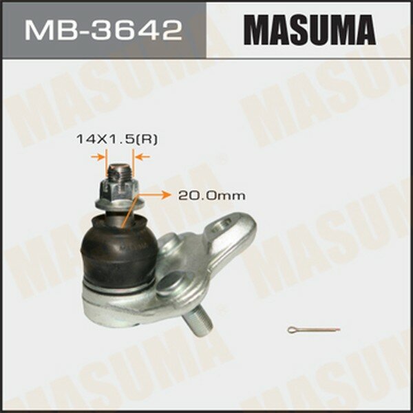 Опора шаровая L=R MASUMA MB-3642 Toyota Corolla E10, E11 92-02