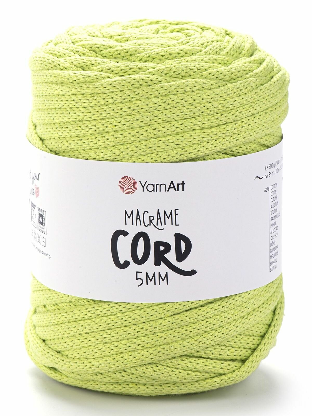 Ярнарт Пряжа Макраме корд 5мм (Macrame Cord 5mm)