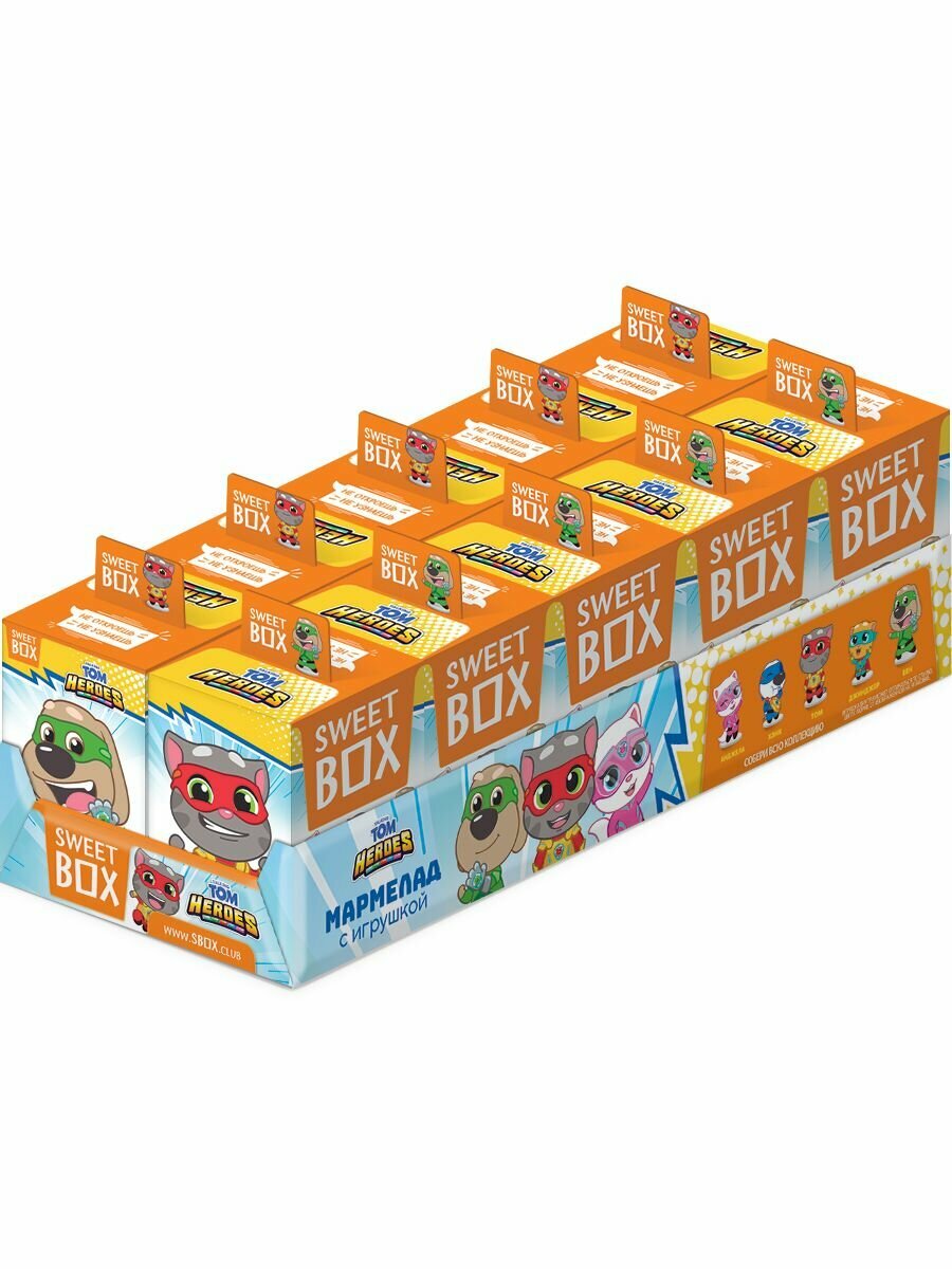 Sweet Box Конфитрейд Говорящий Том свитбокс с 2Д-игрушкой, 10шт