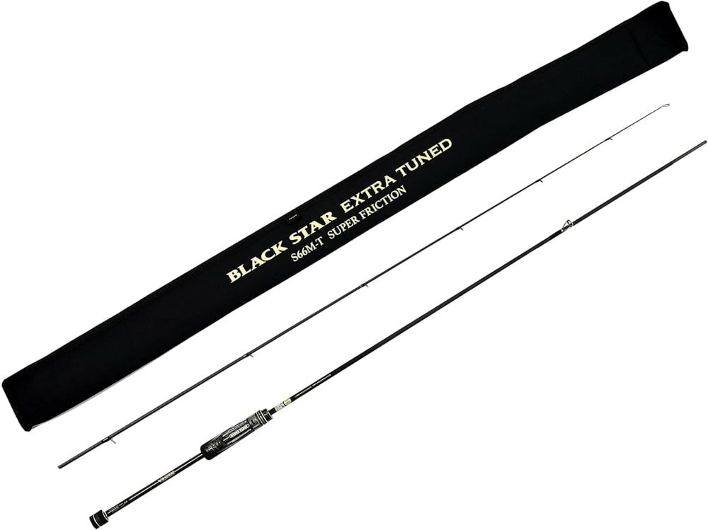 Спиннинг Xesta Black Star Extra Tuned S66M-T Super Friction (Длина 199 см, тест 0,2-10 гр.)