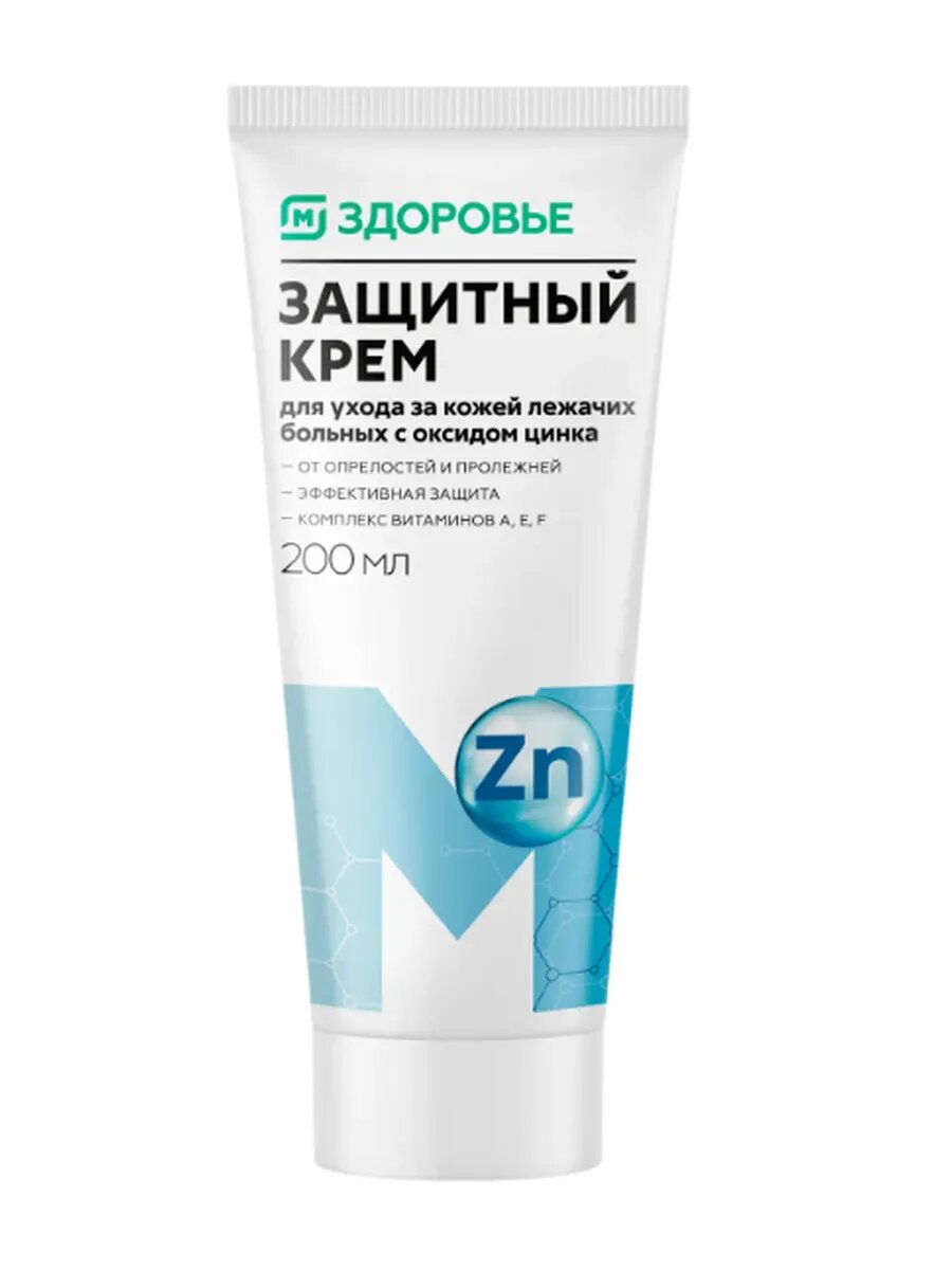 М Здоровье Защитный крем с оксидом цинка, крем для тела, 200