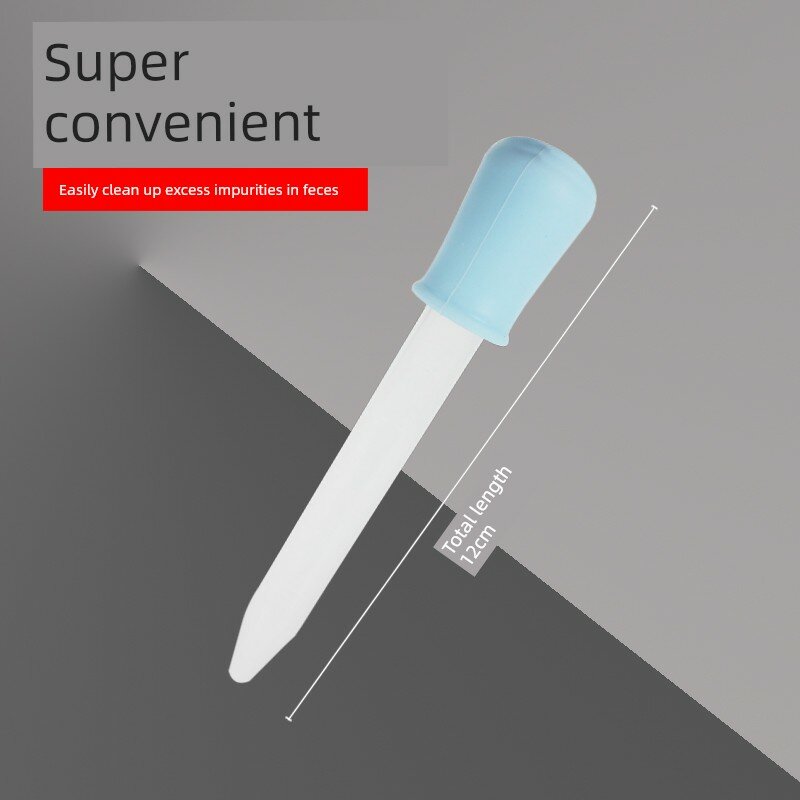 Компактный 12 см аквариумный водяной сифон для чистки рыбок, голубой цвет, удобный инструмент для смены воды,