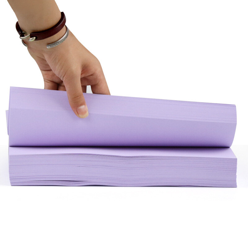 Бумага для печати Ruguo A480g для детского сада, бумага для оригами и творчества, цветная копировальная бумага, 500 листов/упаковка, цветная бумага для принтера.