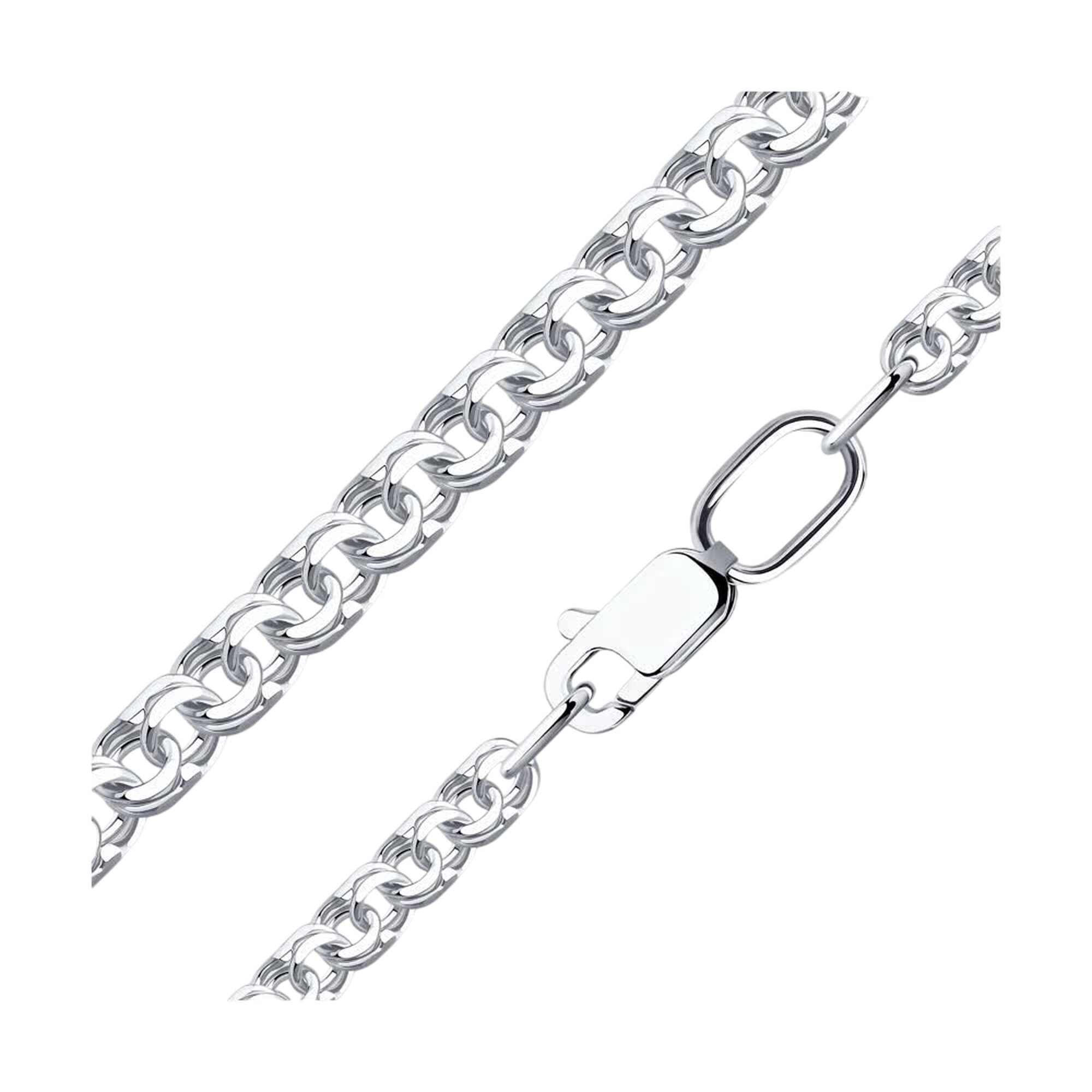 Цепь белое золото, 585 проба