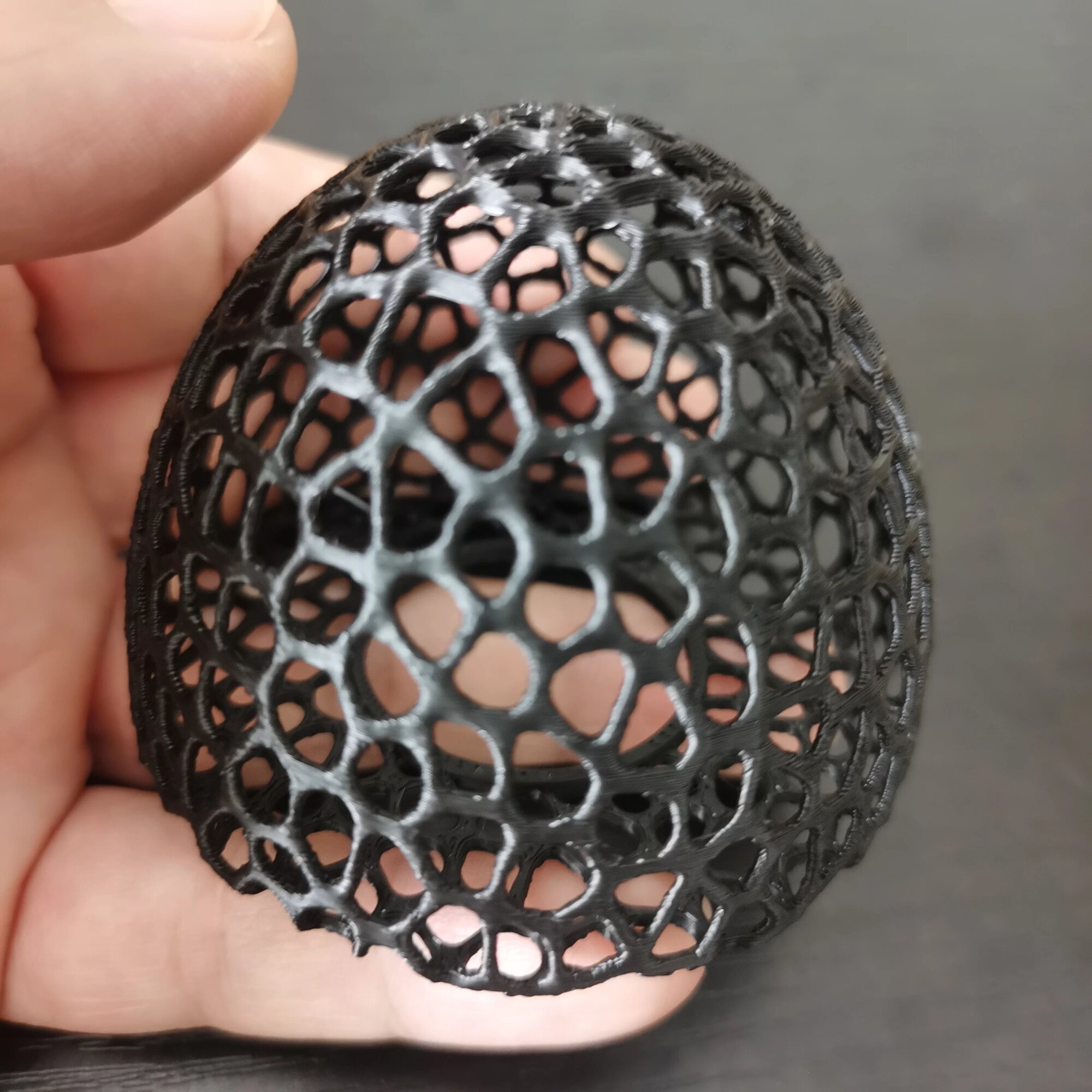 Маленький полусферический укрытие для аквариума - черный декоративный безопасный домик для рыб и креветок