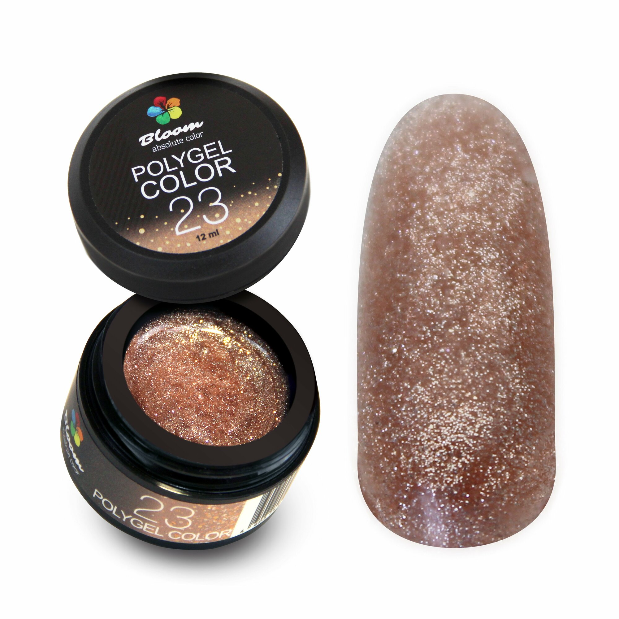 Полигель №23 благородное золото 12 мл Bloom