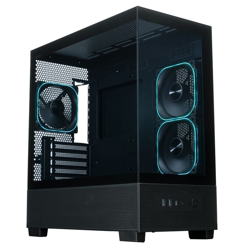 Компьютер Riwer Game D5 Dota2 Ultra 3959166 (AMD Ryzen 5 9600X, Deepcool AK400 Digital Bk, Gigabyte B850M Gaming X WiFi6e, 32 Гб D5 5600 (2х16), 500 Гб M.2 NVMe Gm, GeForce RTX 5070 12 Гб, Windows 11 Pro (Без активации), Xastra Q500 3ARGB C10 Black, G750W