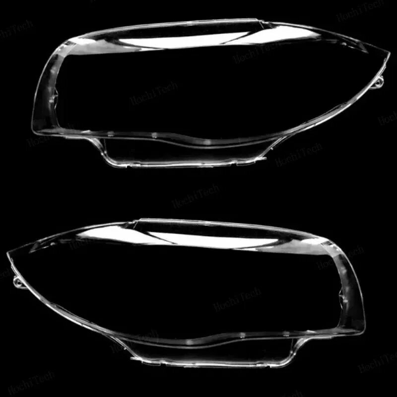 Стекло фары для BMW E81 E82 E87 E88 2004-2011, KT-010/011, комплект из 2 шт, прозрачное