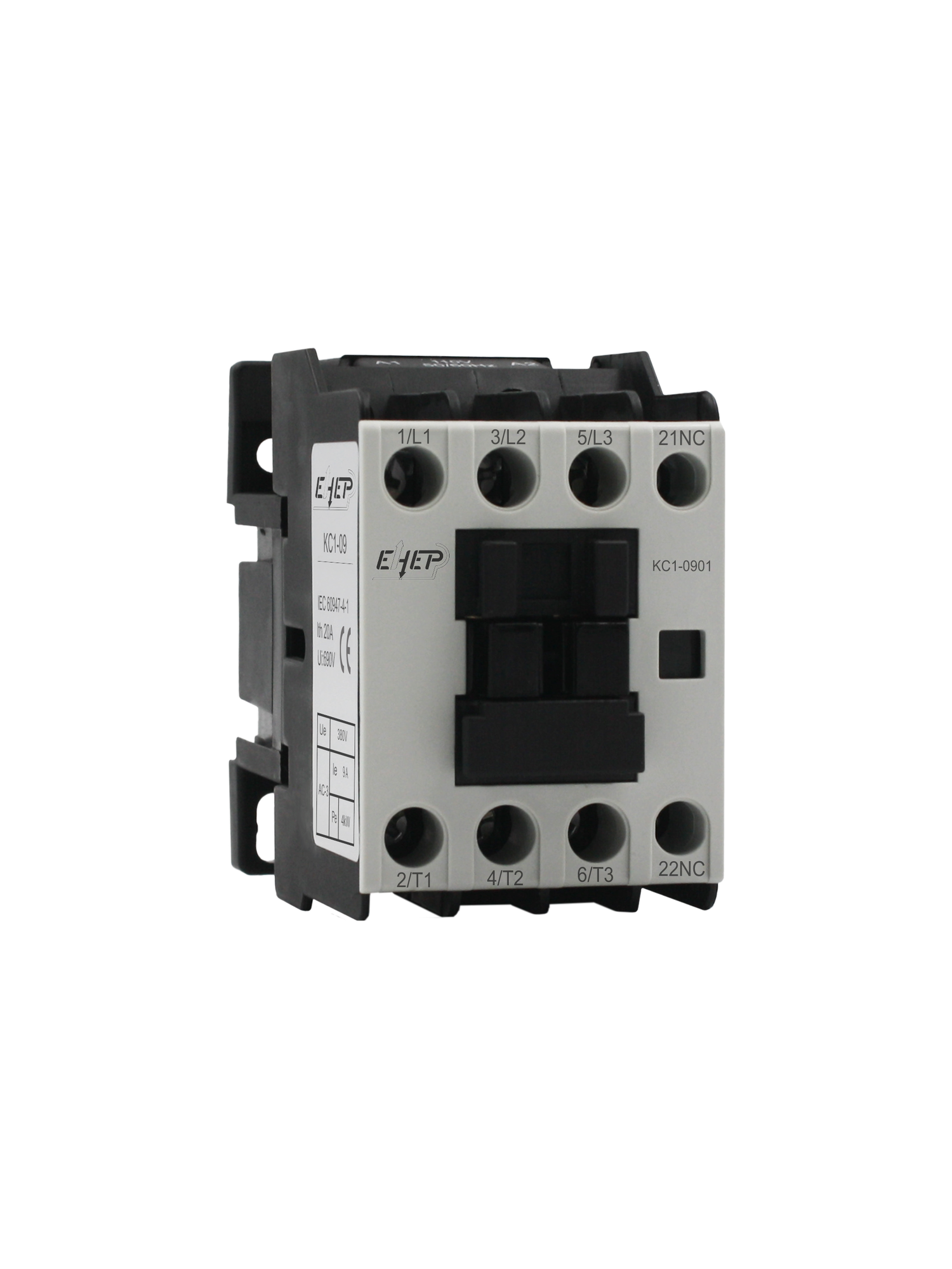 Контактор ENER-R KC1-0901 3P 09A 1NC (Катушка 110V 50/60 Hz)