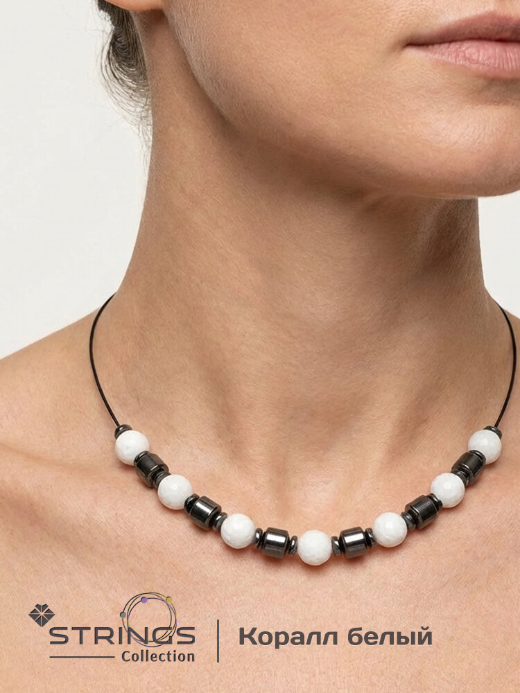 Бусы, коралл