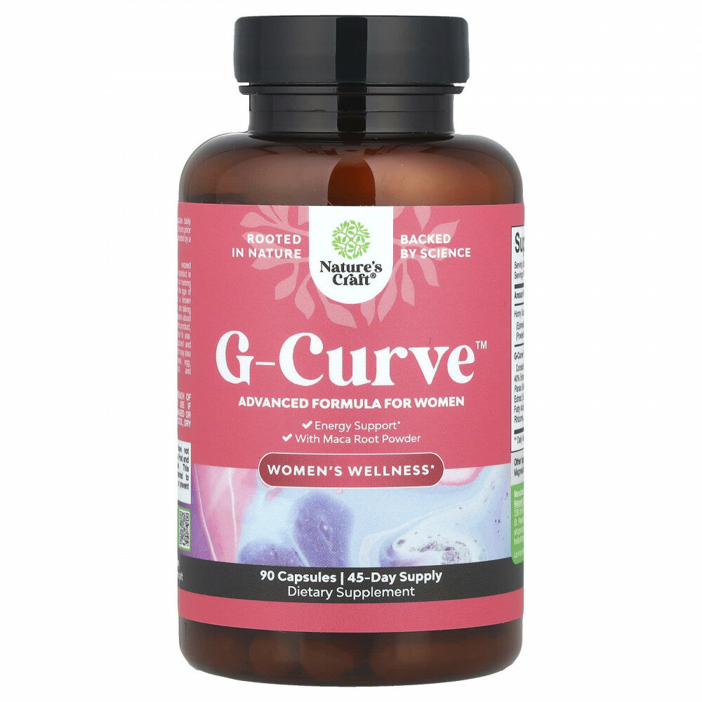 Nature's Craft, G-Curve ™, улучшенная формула для женщин, 90 капсул