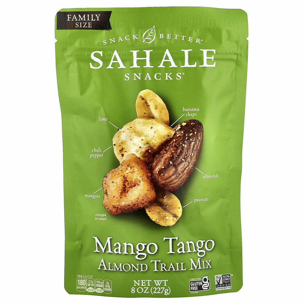 Sahale Snacks, смесь миндаля, орехов и сухофруктов, манго, 227 г (8 унций)