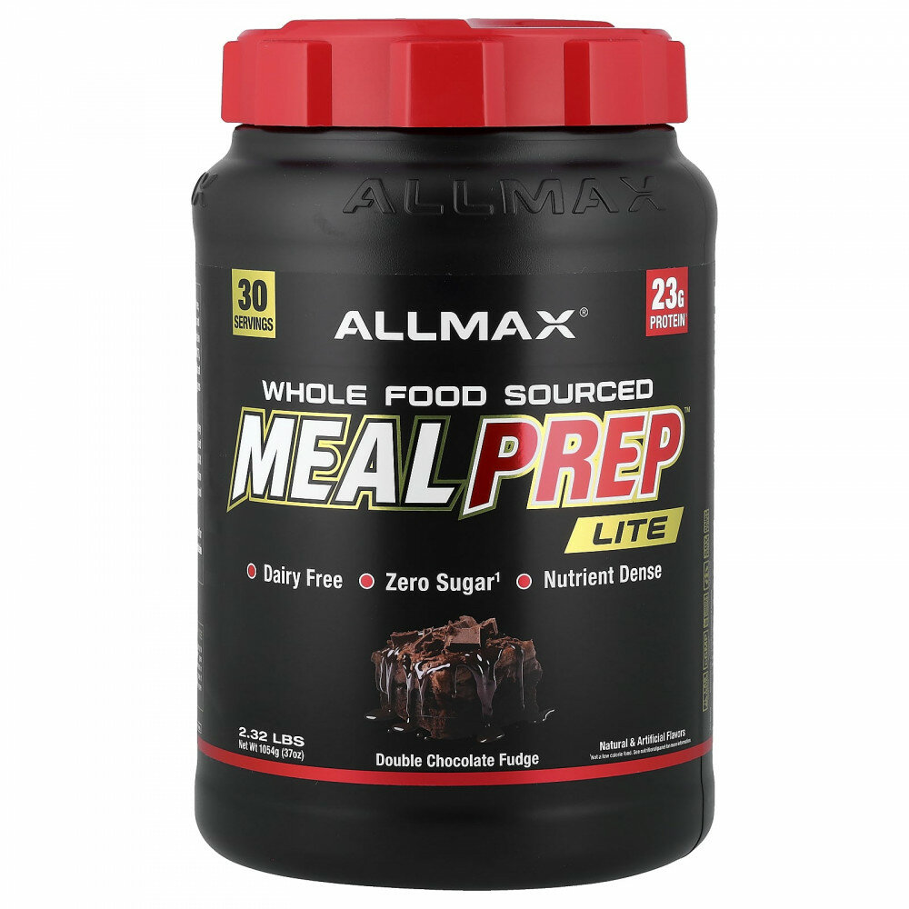 ALLMAX, Meal Prep™ Lite, помадка с двойным шоколадом, 1054 г (2,32 фунта)