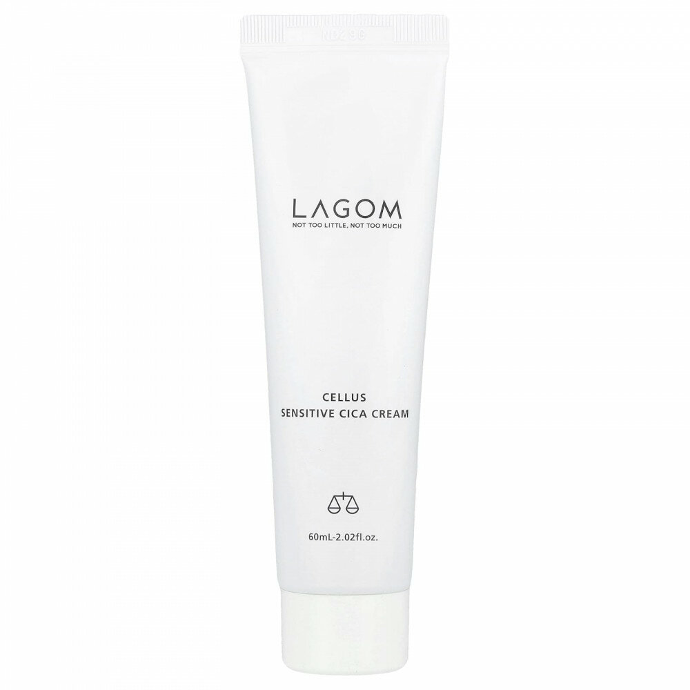 LAGOM, Cellus Sensitive CICA Cream, 60 мл (2,02 жидк. Унции)