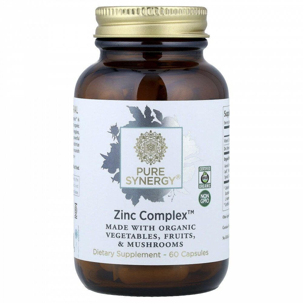 Pure Synergy, Zinc Complex™, 60 капсул
