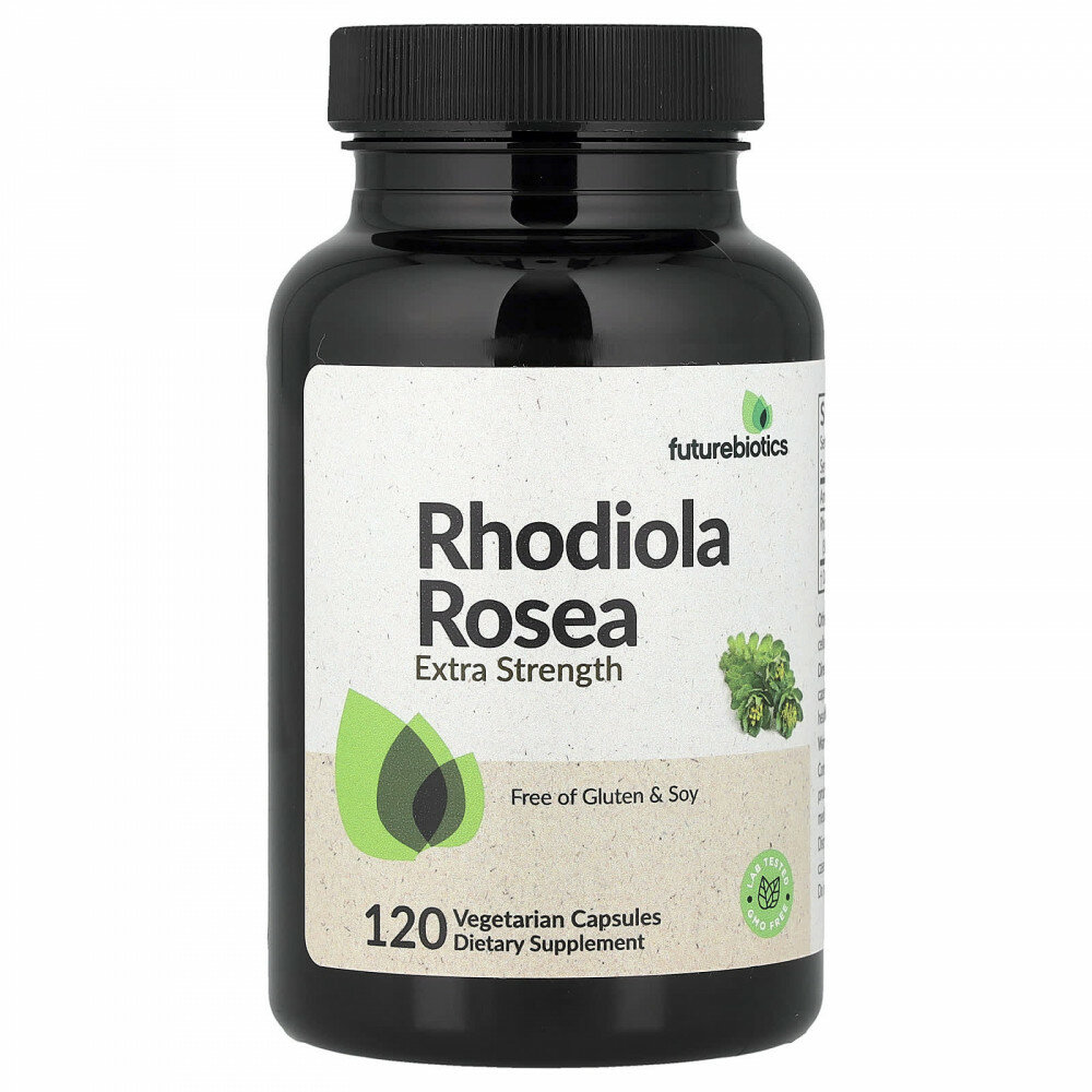 Futurebiotics, родиола розовая (Rhodiola rosea), 120 вегетарианских капсул (250 мг в 1 капсуле)
