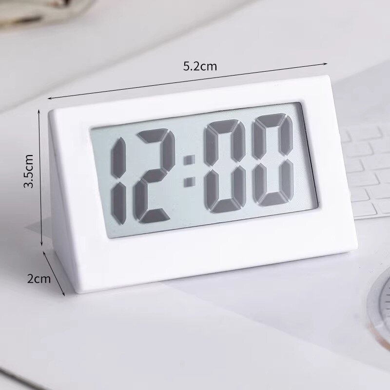 Светящийся настольный будильник, бесшумный, простой, с высокой эстетической ценностью, цифровые электронные часы для использования на студенческом столе.