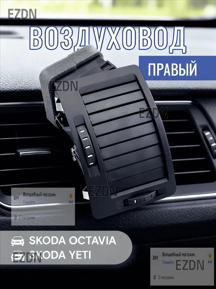 Дефлектор воздуховода автомобильный арт. 1Z0819702A