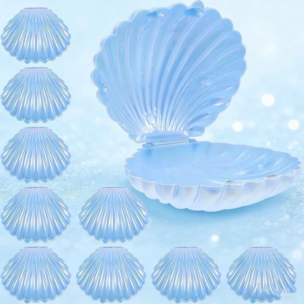 Ювелирные изделия из пластиковой подарочной коробки конфет в виде ракушки