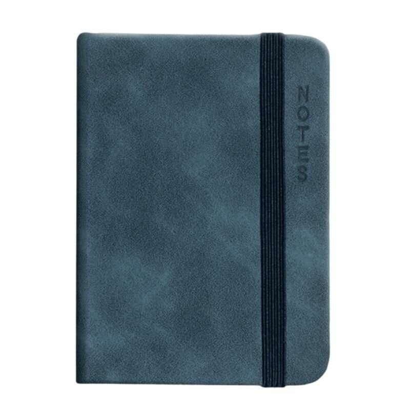 Блокнот с 7 карманами, Серо-голубой