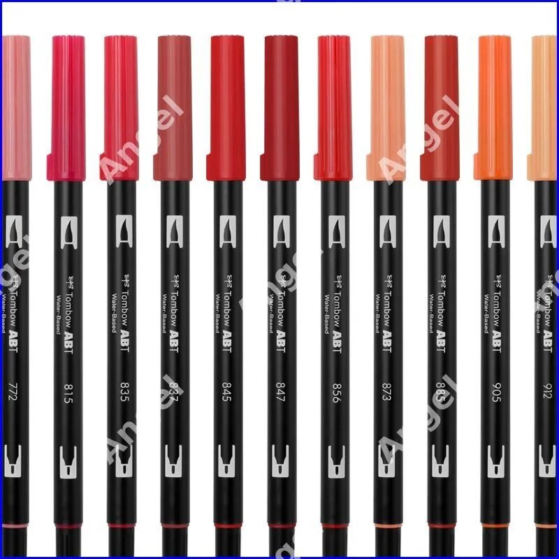 TOMBOW ABT3 Маркер Брашпен 942 Желто-коричневый Цвет Земли Двусторонний Кисть для Скетчинга и Леттеринга — фото 1