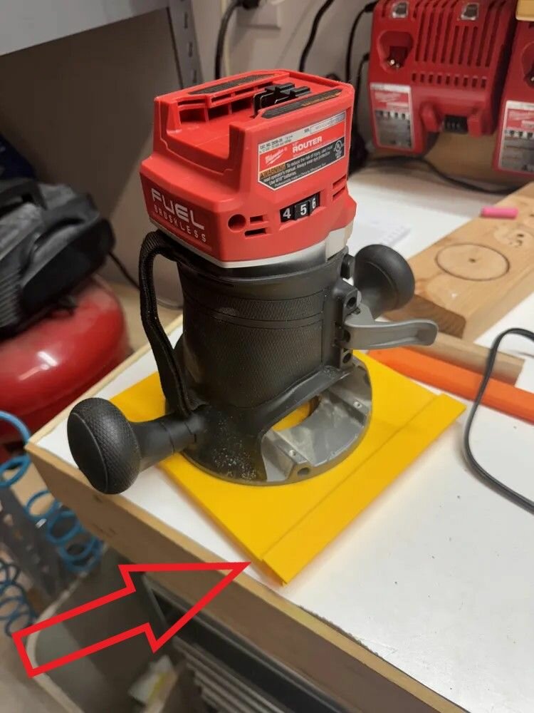 Адаптер фрезера Melwke fuel M18 к Festooi