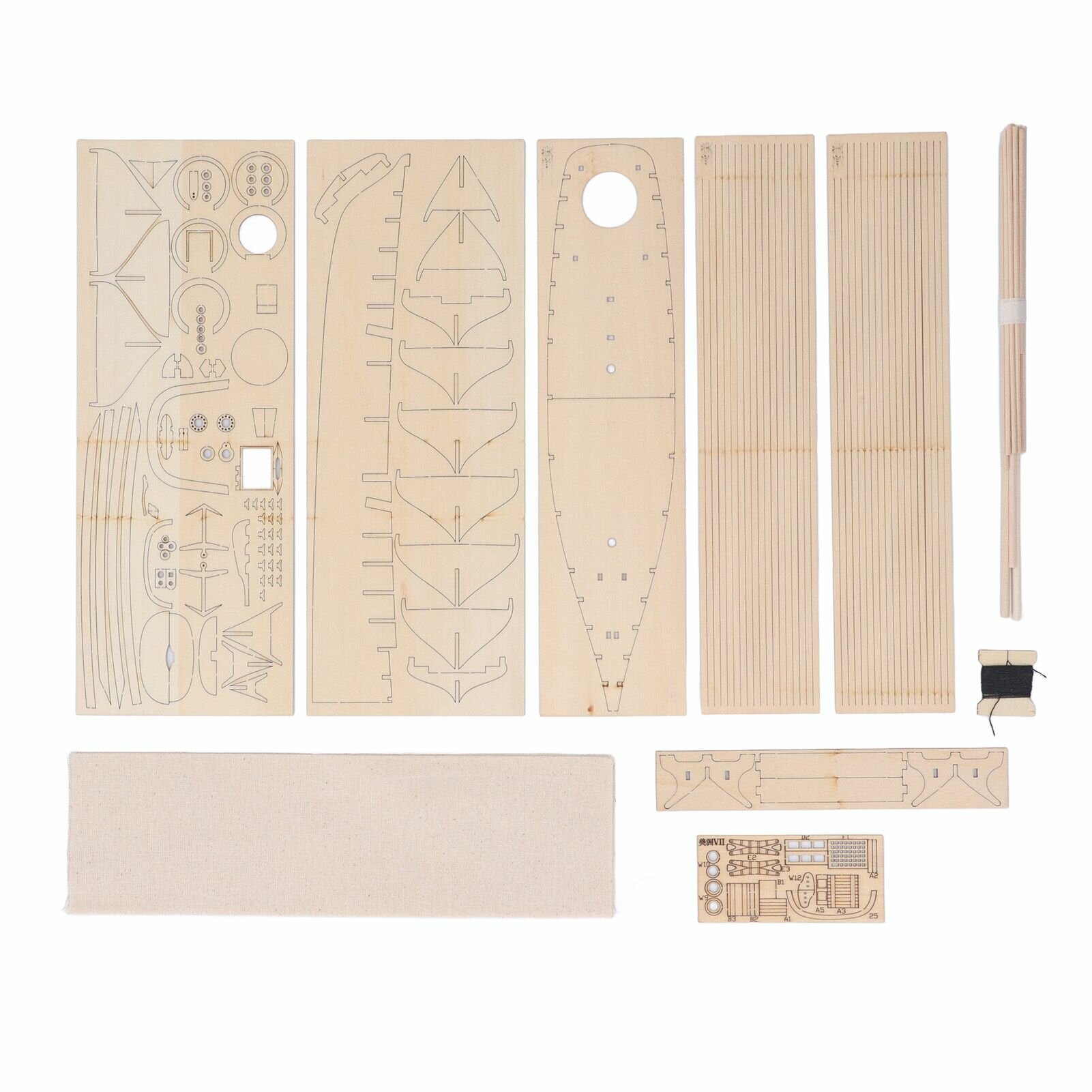 Парусная лодка, деревянная модель для сборки, образовательная, для детей и взрослых