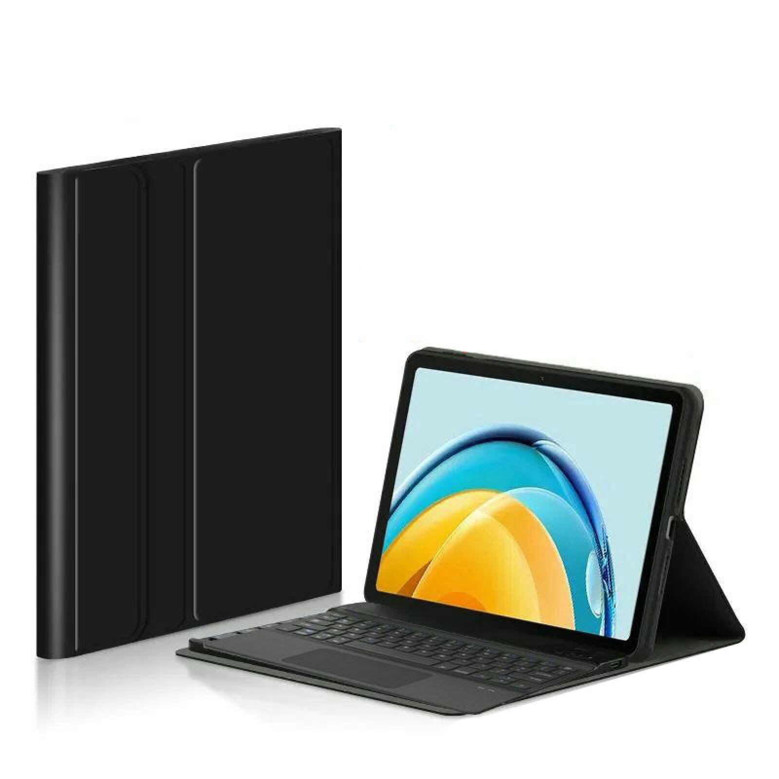 Чехол-клавиатура MyPads Bluetooth для Huawei MatePad SE 10,4" 2022 AGS5-L09 W09 черный