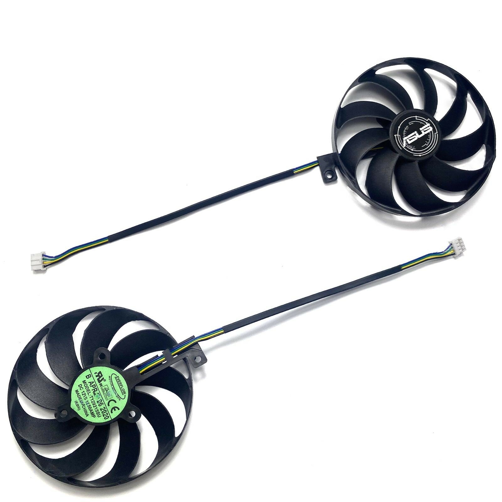 Вентилятор охлаждения MyPads левый для ASUS RTX 2060s/2070/2080 и двойной EVO 2080