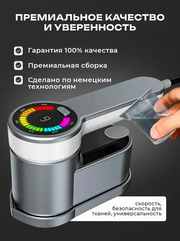 Отпариватель для одежды ручной мощный/ Паровой утюг отпариватель, дорожный