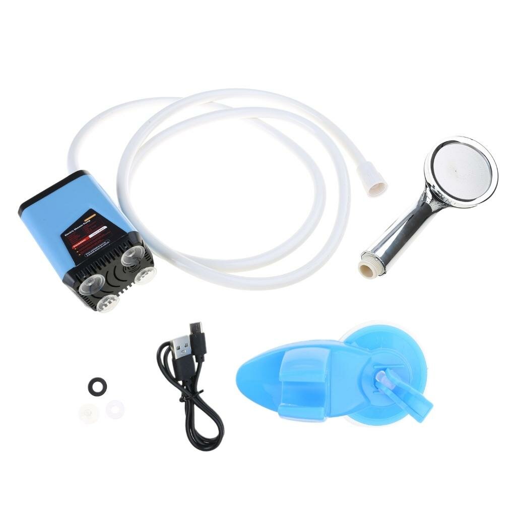 Портативный электрический душ, Синий - Душ первой ступени h