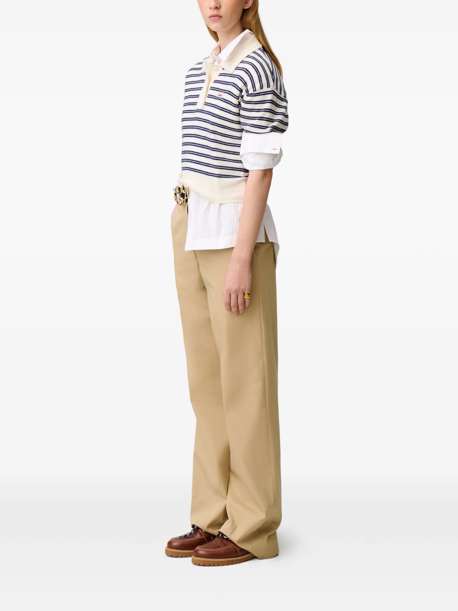 Брюки CLAUDIE PIERLOT Straight trousers, размер 40 — фото 1