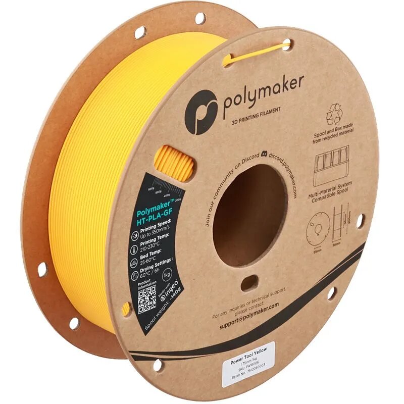 Polymaker HT-PLA Высокотемпературная высокоскоростная нить ABS (черная)